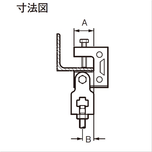 スギカウ / 吊りボルト支持金具 S-HB2-W3
