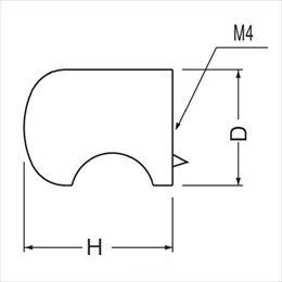 スギカウ / キャノンツマミ裏ビス 20 ホワイト KZ-3B