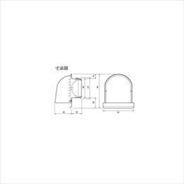 スギカウ / SUS フード付ガラリ ビス止め UK-UZEV 150Y FD-HL
